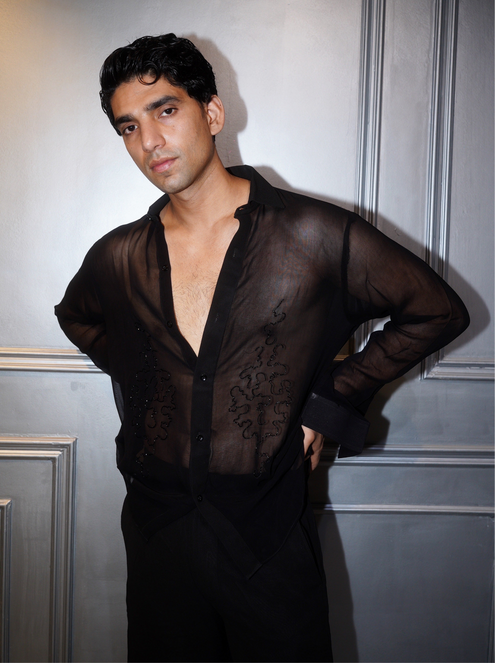 Midnight Sheer Shirt – Bhawya Suri